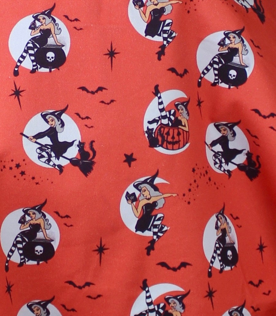 Bewitched, Halloween Apron. Pin Up Witches Sweetheart Women's Apron ...
